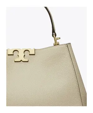 Tory Burch Eleanor Medium Tote Bag - Light Stone