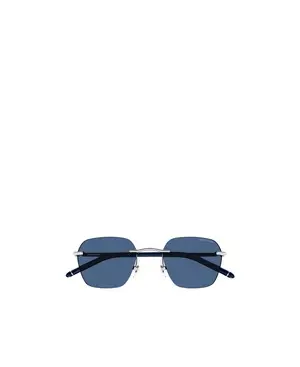 Montblanc Rimless Octagon Sunglasses - Blue