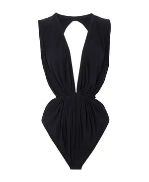 Rick Owens V-neck Open-back Body