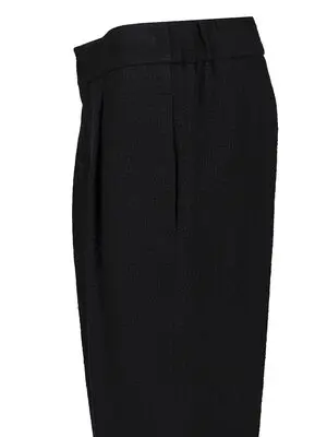 Giorgio Armani Pleated Textured Trousers