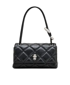 Marc Jacobs Quilted Mini Dual Shoulder Bag - Black