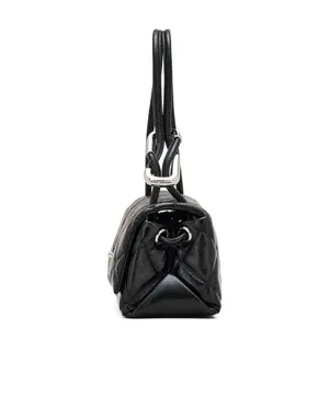 Marc Jacobs Quilted Mini Dual Shoulder Bag - Black