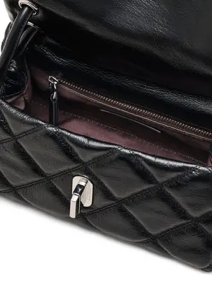 Marc Jacobs Quilted Mini Dual Shoulder Bag - Black