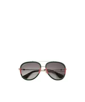 Gucci Aviator Double Bridge Sunglasses - Multicolor