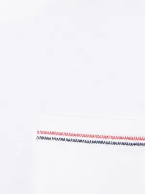 Thom Browne Pocket-detailed Crewneck T-shirt - White