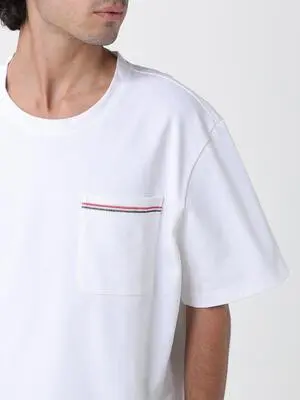 Thom Browne Pocket-detailed Crewneck T-shirt - White