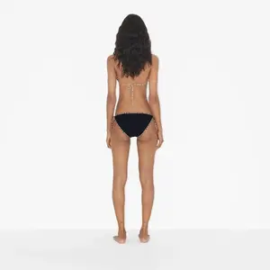 Burberry Checked-trim Two-piece Swimsuit