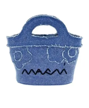 Marni Tropicalia Micro Tote Bag - Indigo