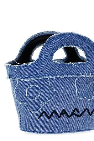 Marni Tropicalia Micro Tote Bag - Indigo