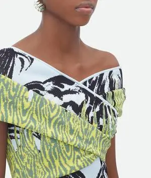 Bottega Veneta Graphic Jacquard Top