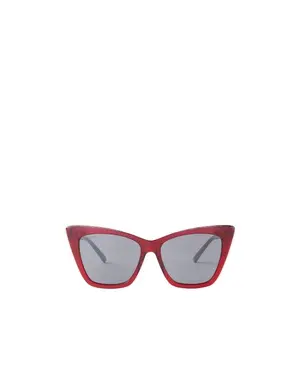 JIMMY CHOO Cat-eye Sunglasses With Flash Temple Detail - Gray