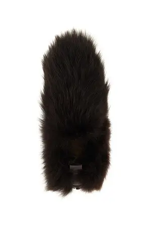 TOD'S Fur Gommino Loafers - Black