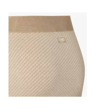Fendi Textured Midi Skirt
