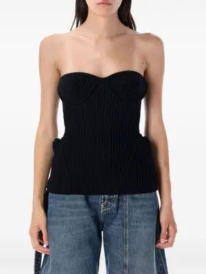 JEAN PAUL GAULTIER Sleeveless Knitted Tank Top