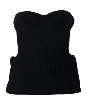 JEAN PAUL GAULTIER Jean Paul Gaultier Sleeveless Knitted Tank Top
