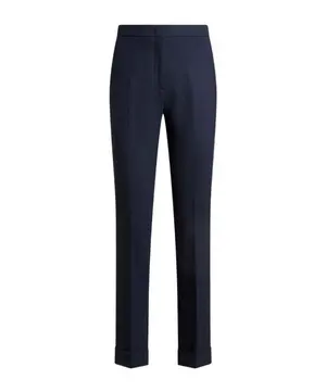 Etro Cropped Tailored Trousers - Black