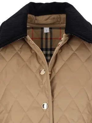 Burberry Long Sleeved Quilted Jacket