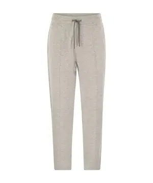 Brunello Cucinelli Drawstring Fleece Trousers - Grey