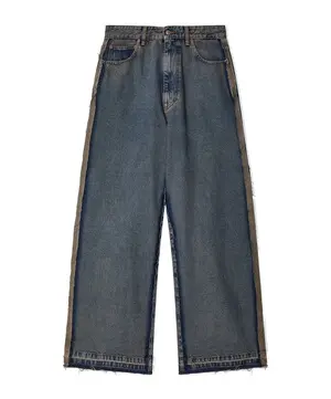 MAISON MARGIELA Wide-leg Paneled Jeans