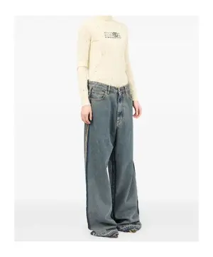 MAISON MARGIELA Wide-leg Paneled Jeans