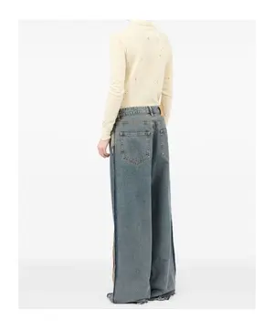 MAISON MARGIELA Wide-leg Paneled Jeans