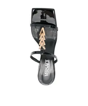 Versace Open-toe Sandals With Logo Detail