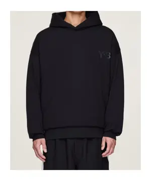 Y3 Padded Hoodie With Ribbed Trim