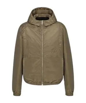 Dior Embroidered Logo Hooded Jacket