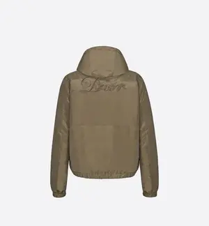 Dior Embroidered Logo Hooded Jacket