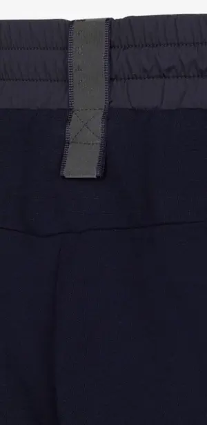 Sease Drawstring Tapered Leg Trousers With Zippered Pockets - Black