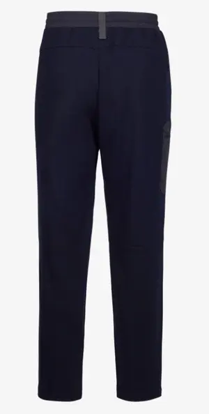 Sease Drawstring Tapered Leg Trousers With Zippered Pockets - Black