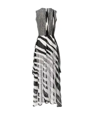Missoni Sleeveless Jumpsuit With All-over Pattern And Round Collar