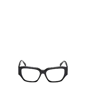 Max Mara Rectangle Full Rim Eyeglasses - Black