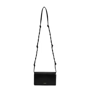 JIL SANDER Tangle With Strap Wallet - Black