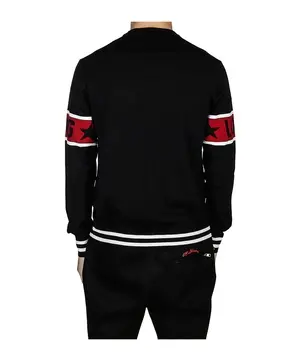 Dolce & Gabbana Round Neck Panda Print Sweater