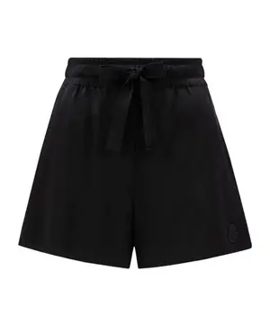 Moncler Logo Patch Drawstring Shorts