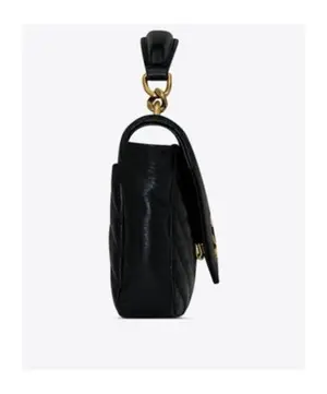Saint Laurent College Mini Chain Bag - Black