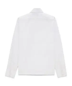 Saint Laurent Cassandre Buttoned Straight Hem Shirt