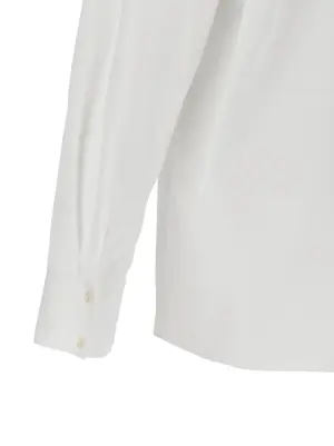 Saint Laurent Cassandre Buttoned Straight Hem Shirt