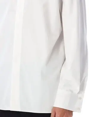 Saint Laurent Cassandre Buttoned Straight Hem Shirt