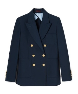 Gucci Double-breasted Jacket With Gold-tone Buttons
