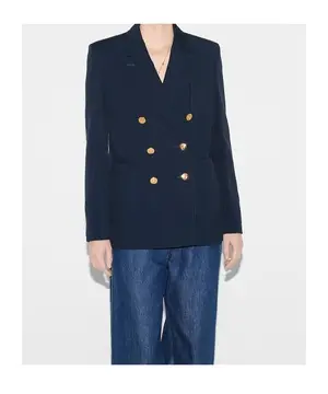 Gucci Double-breasted Jacket With Gold-tone Buttons