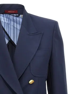 Gucci Double-breasted Jacket With Gold-tone Buttons