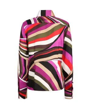 Emilio Pucci Iride Printed Long-sleeved Shirt