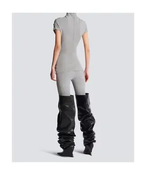 Balmain Draped Knit Top