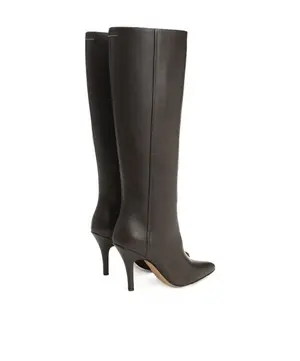 MAISON MARGIELA Slip-on Knee-high Pointed Toe Boots