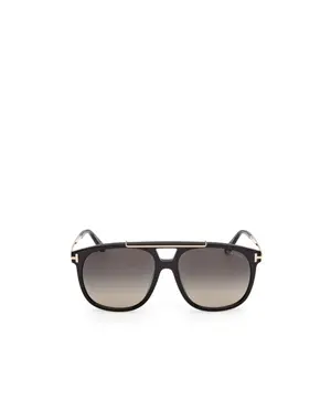 TOM FORD Aviator Frame Sunglasses - Gray