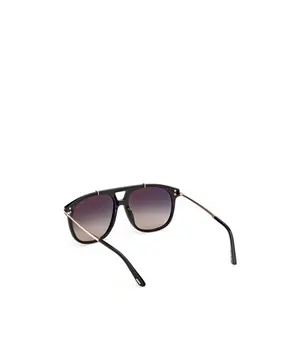 TOM FORD Aviator Frame Sunglasses - Gray