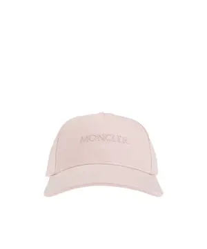 Moncler Logo Baseball Cap - Pink