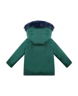 Kenzo Logo Printed Hooded Coat